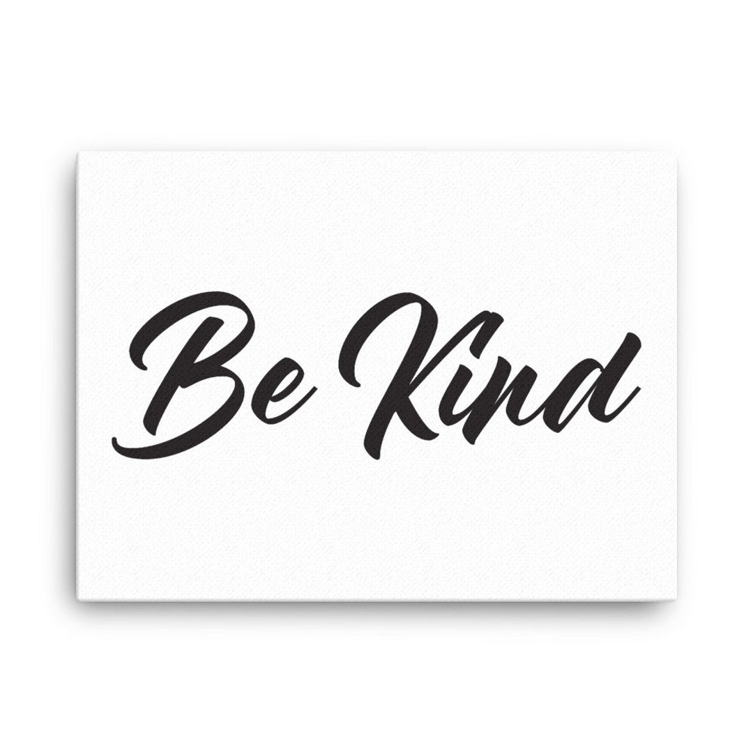 The Red Silo Be Kind 12x16 16x20 18x24 24x36 Graphic on - Etsy