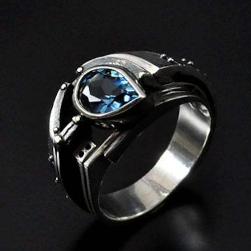 Geek Wedding Ring Futuristic Wedding Band Cyberpunk | Etsy