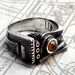 Futuristic Ring Post Apocalyptic Ring Sterling Silver Steampunk ...