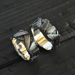 Alternative Wedding Ring, Cyberpunk, Inspired by a Postapocalyptic ...