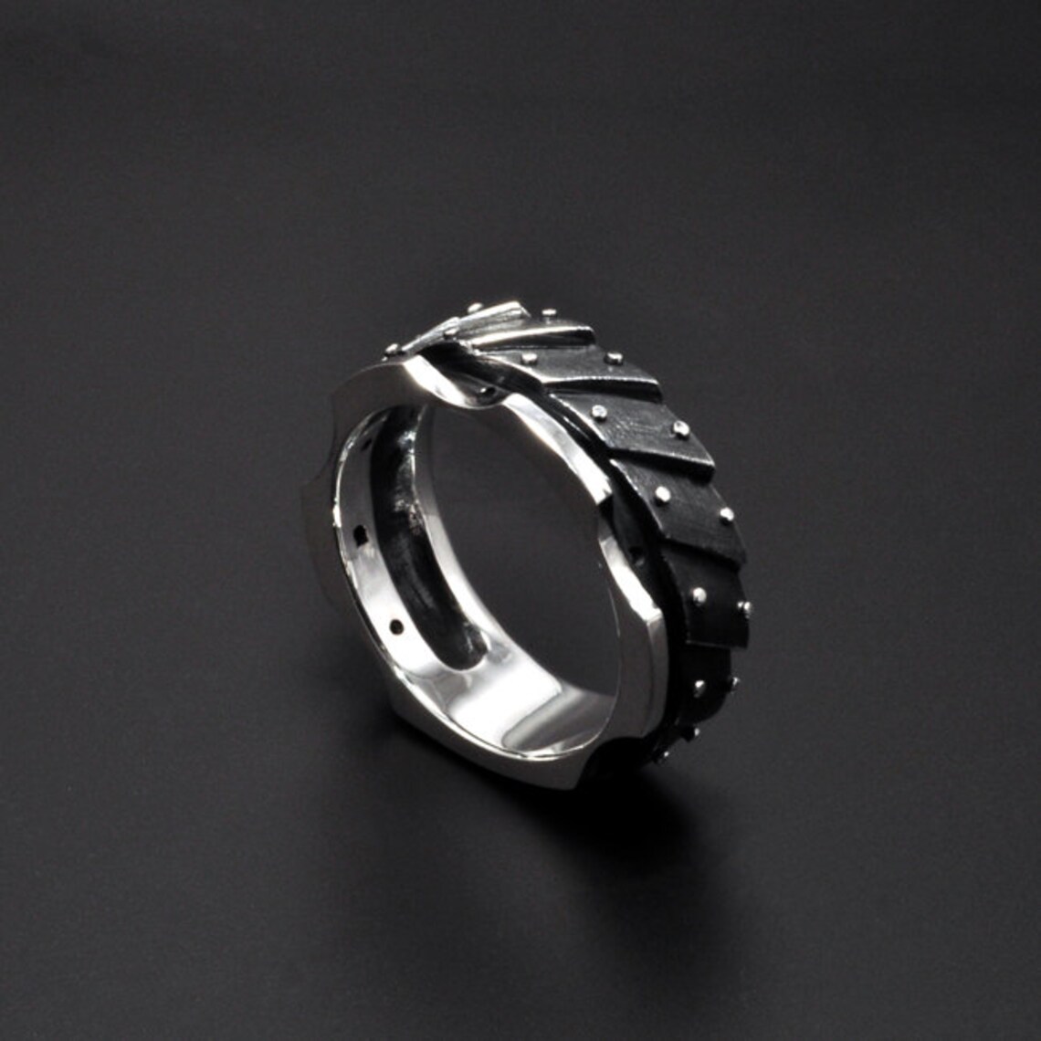 Unique Sterling Silver 925 Ring Band - Etsy