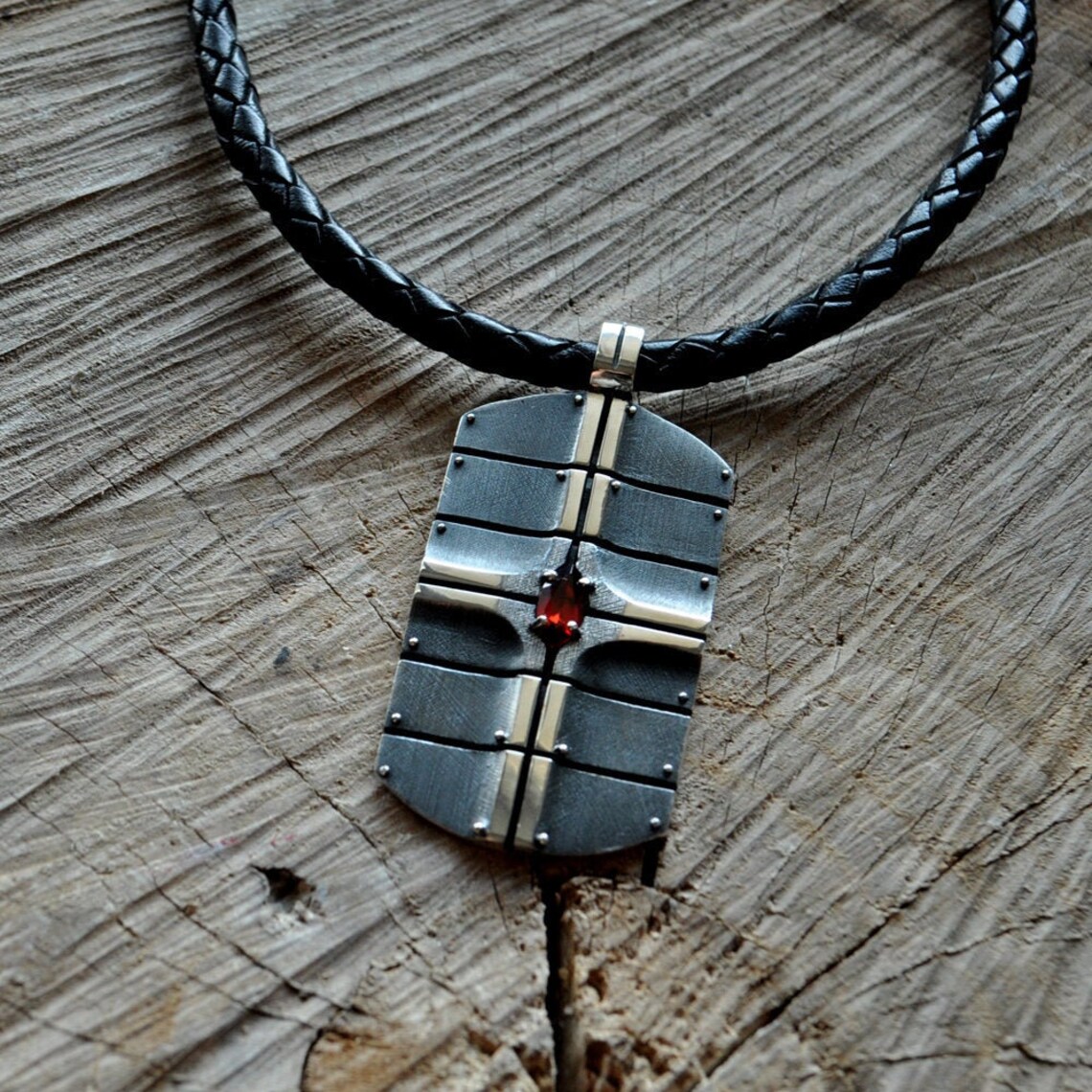 Men's Cross Necklace Pendant dedonium - Etsy