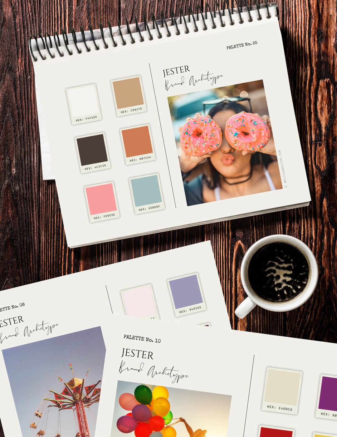 30 Jester Brand Archetype Color Palettes - Etsy