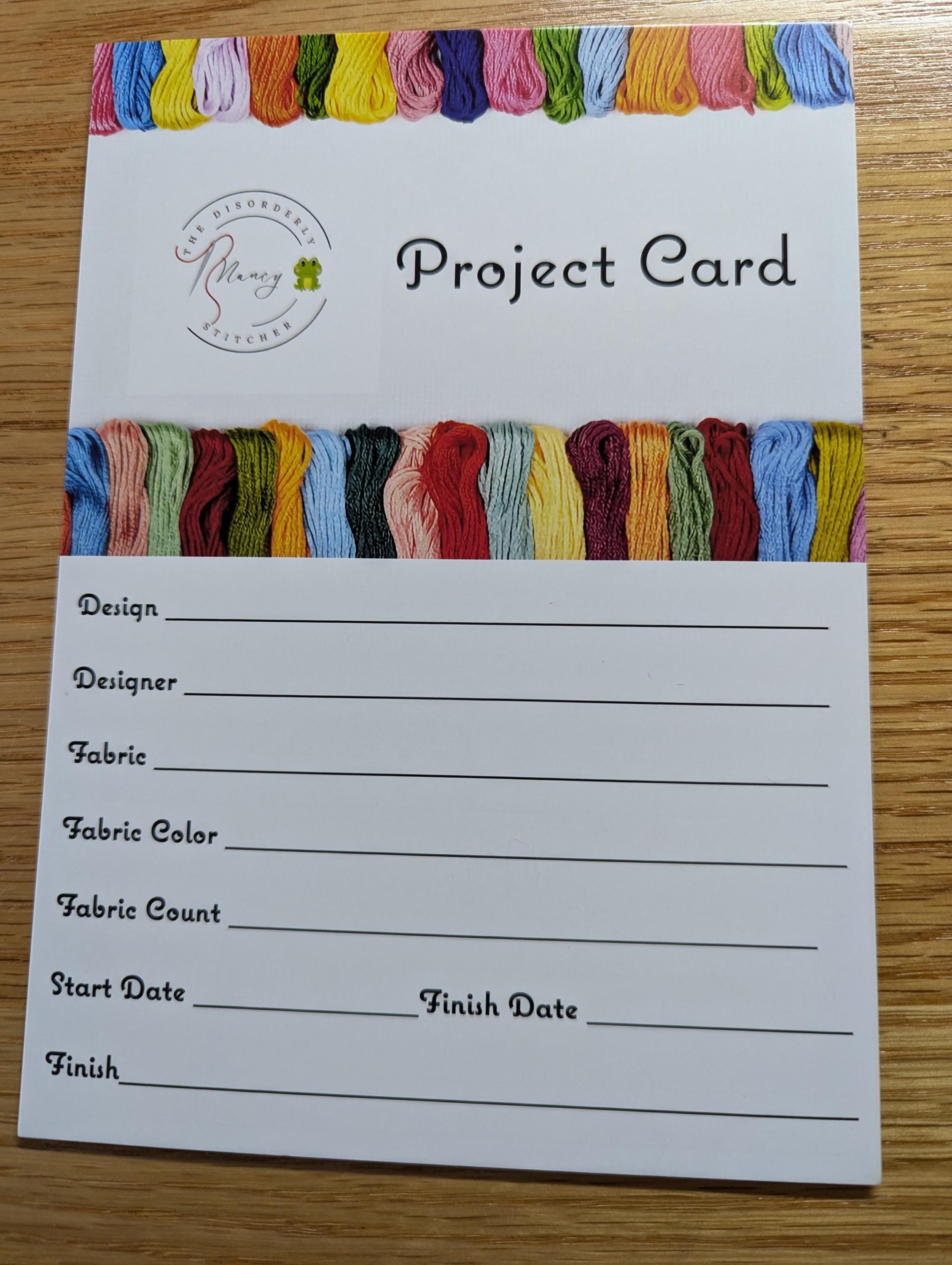 Project Cards (20) - Etsy