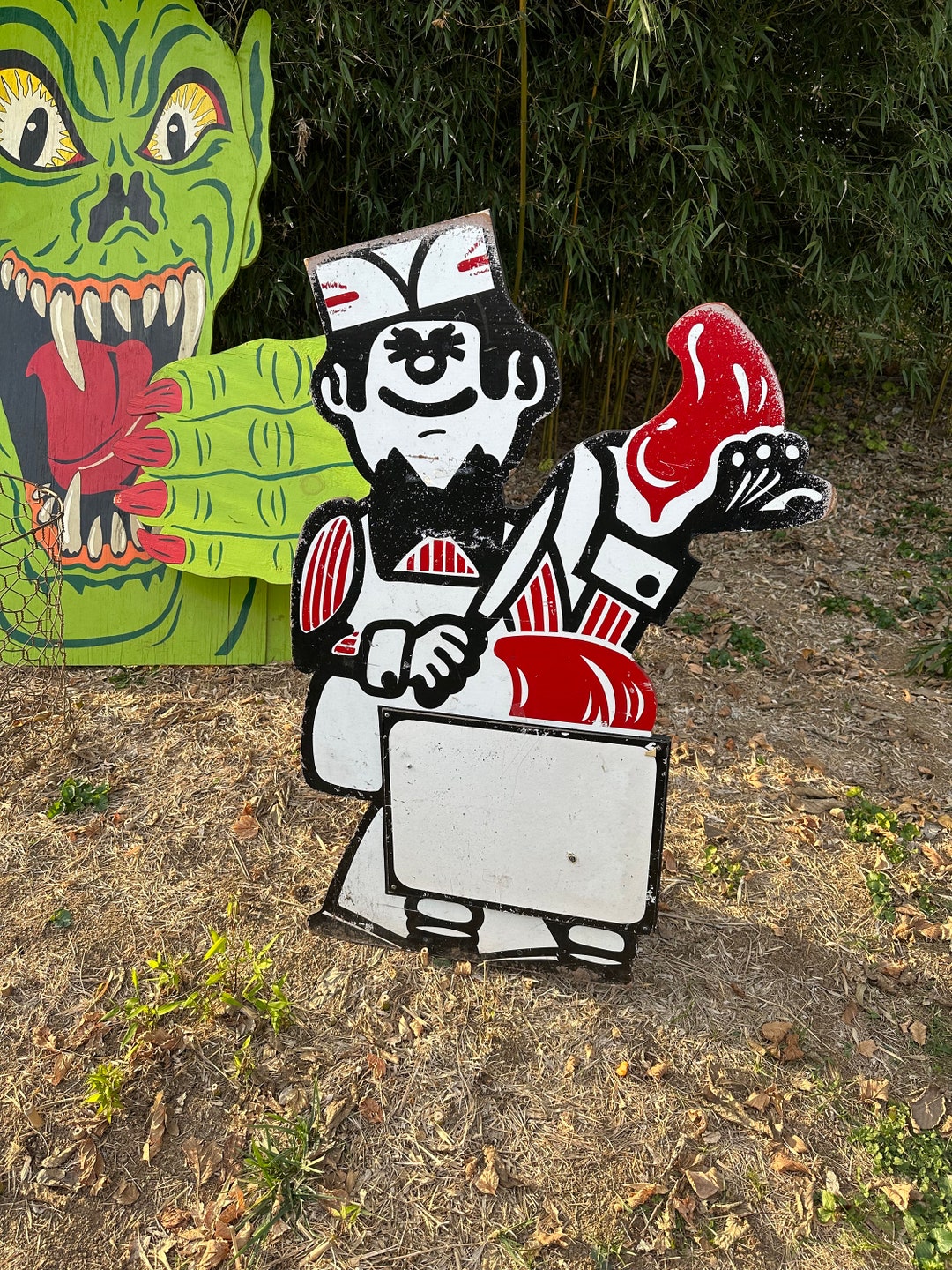 1960s Burger Chef Sign Fast Food Restaurant Advertising Bar Kitchen ...