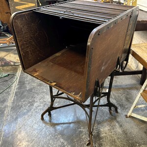1940s Toledo Steel UHL Ohio Roll Top Desk Table Office Antique ...