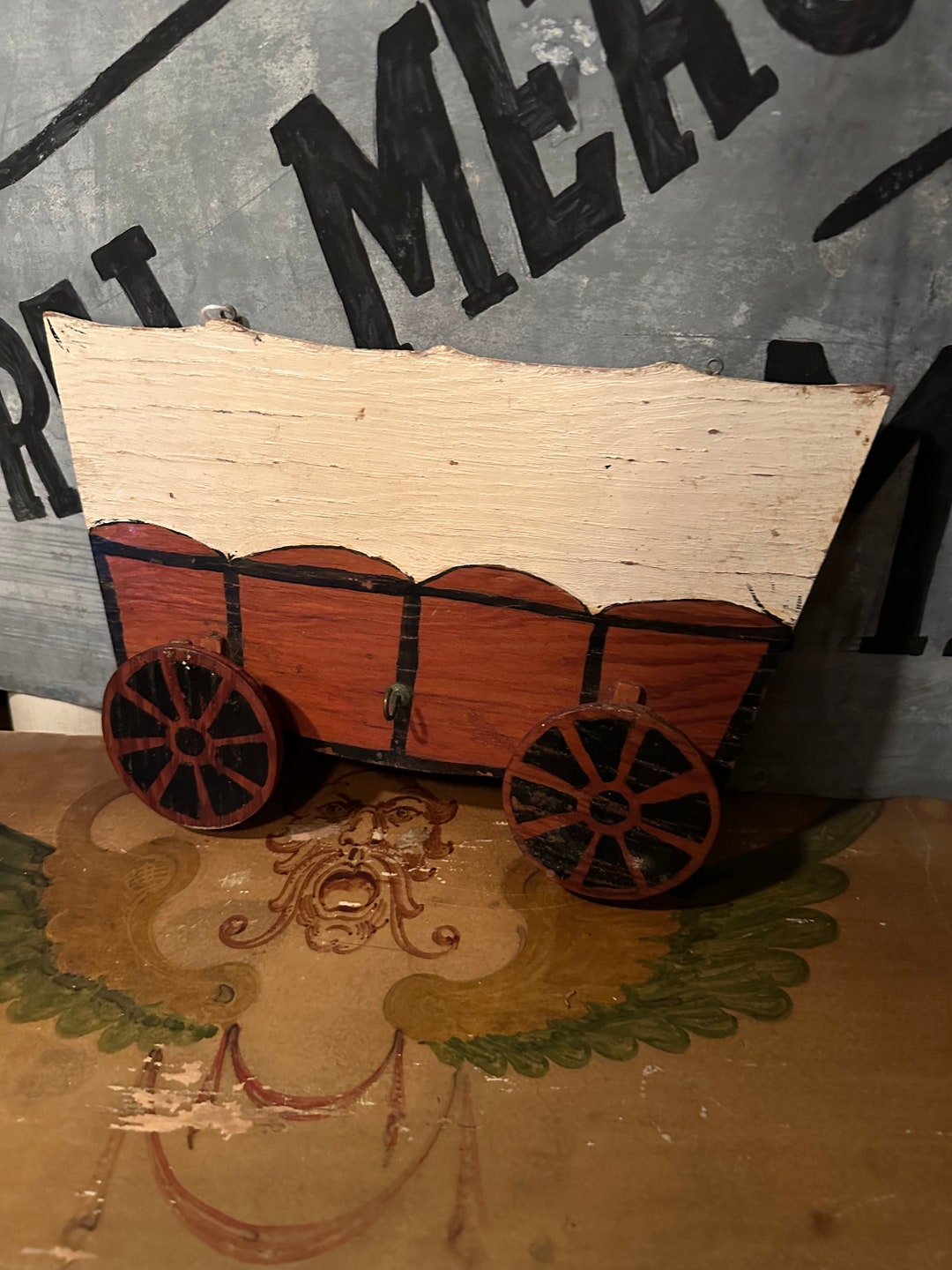 1950s Antique Key Holder Country Western Chuck Wagon Cowboy - Etsy