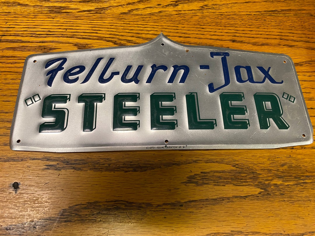1960s Felburn-jax Steeler Beer Sign Bar Brewery Vintage Kitchen - Etsy