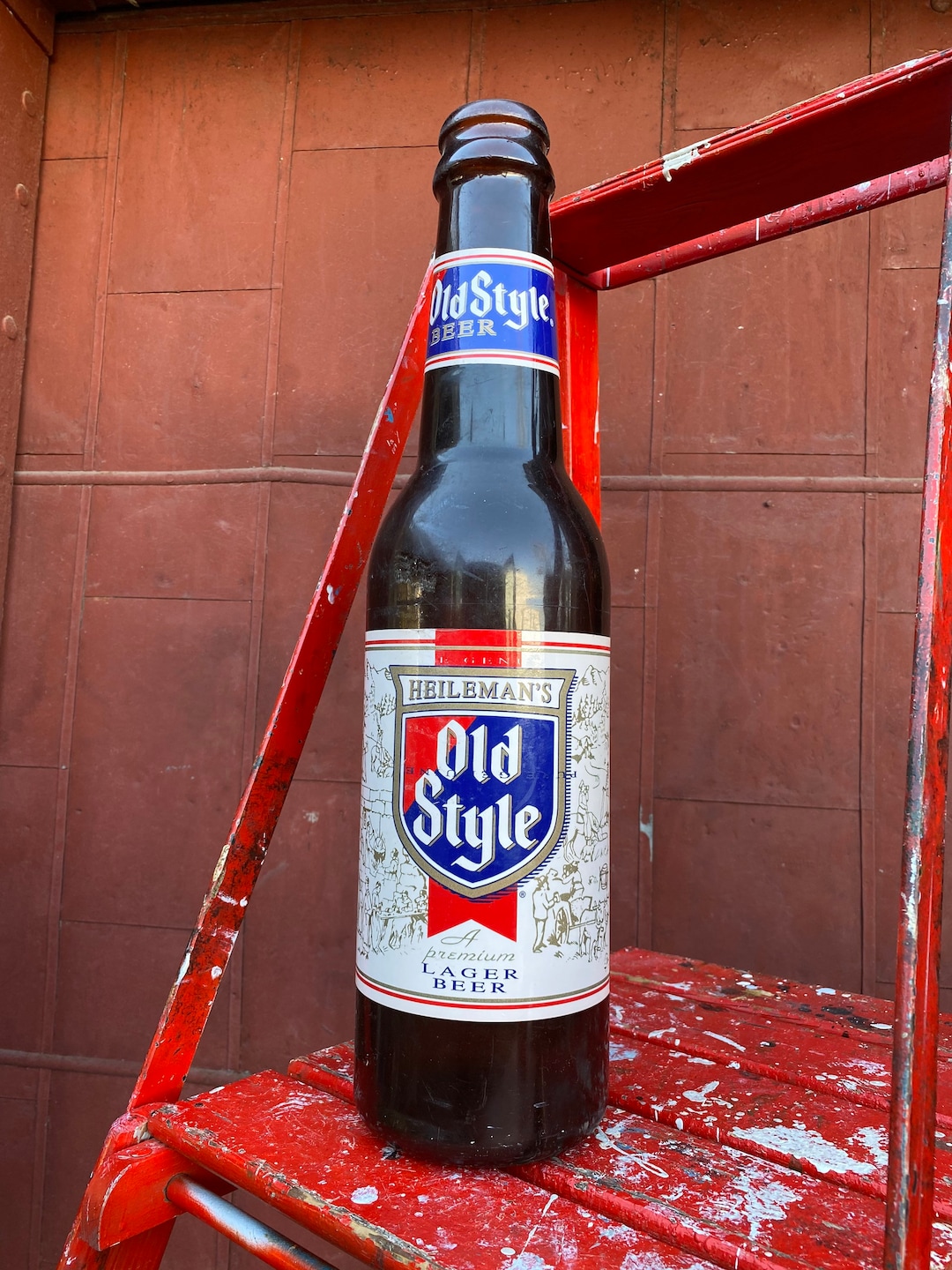 VTG 1970s Oversized Old Style Beer Bottle Advertisement Bar Sign ...