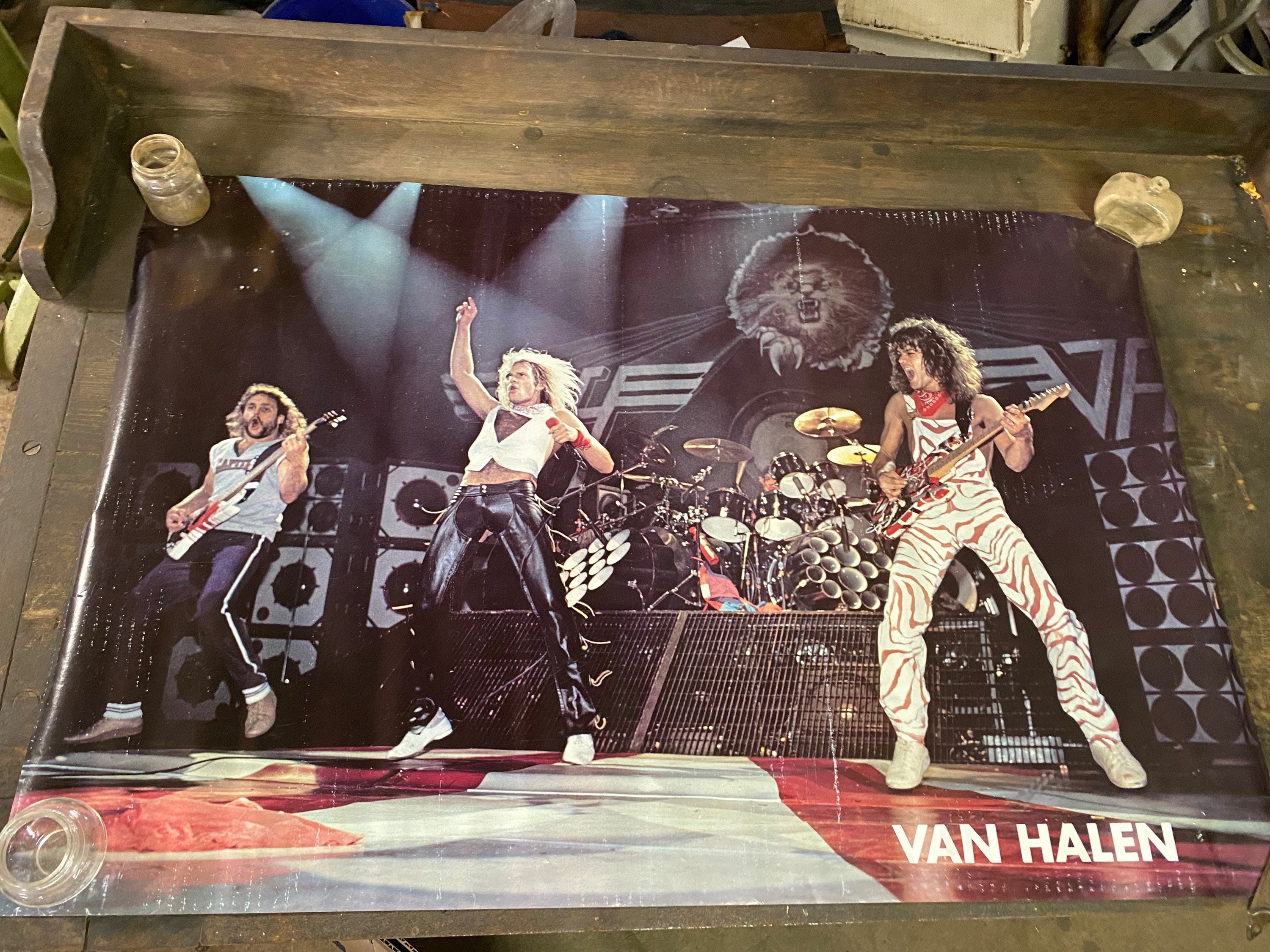 RARE Van Halen Poster 1984 Group Poster VG Condition Heavy | Etsy