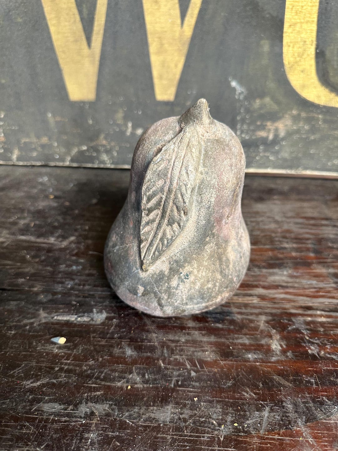 Terracotta FRUIT Pear Kitchen Primitive Country Folk Art Farmhouse ...