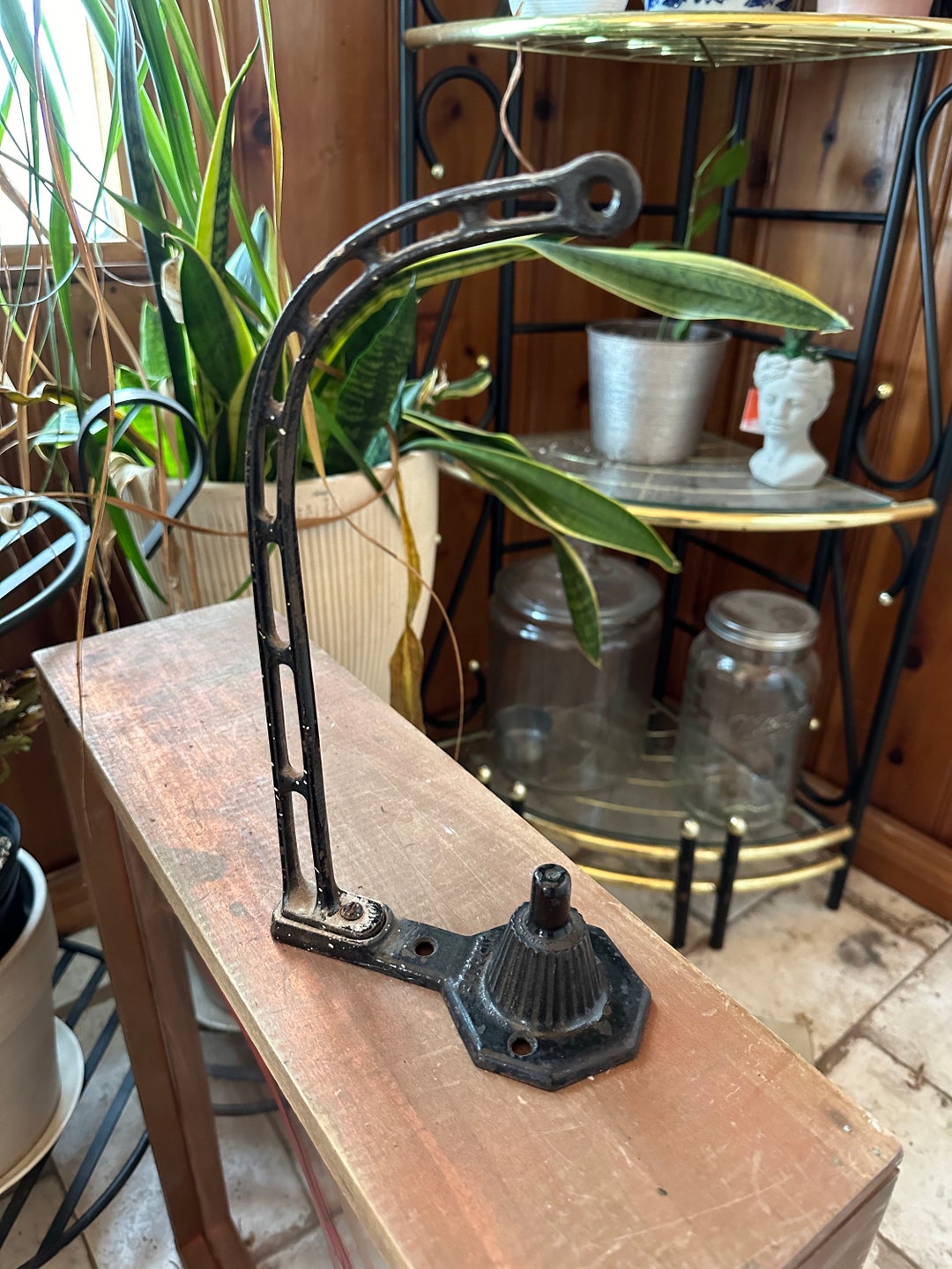 1890s ANTIQUE Arcade Cast Iron String Holder General Store Country ...