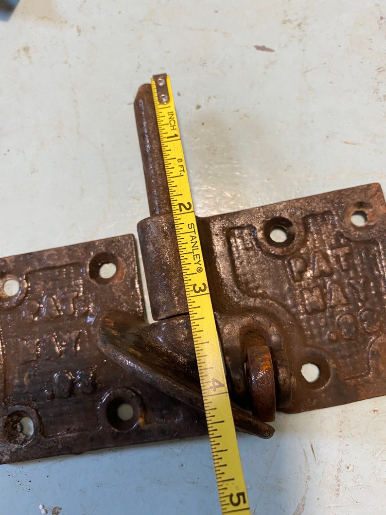 Antique Vintage Cast Iron 1893 Lift up Shutter Hinge Door - Etsy