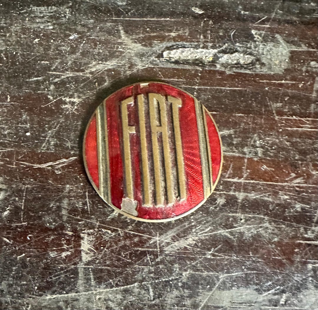 RARE Early 1920s/1930s Original Old Vintage FIAT Car Radiator Badge ...