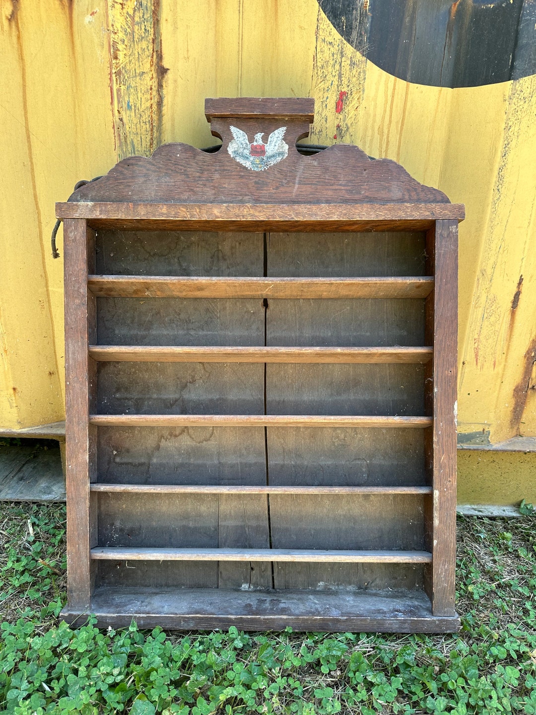 1900s Antique Pool Ball Display Rack Bernard Saloon Furniture Bar Eagle ...