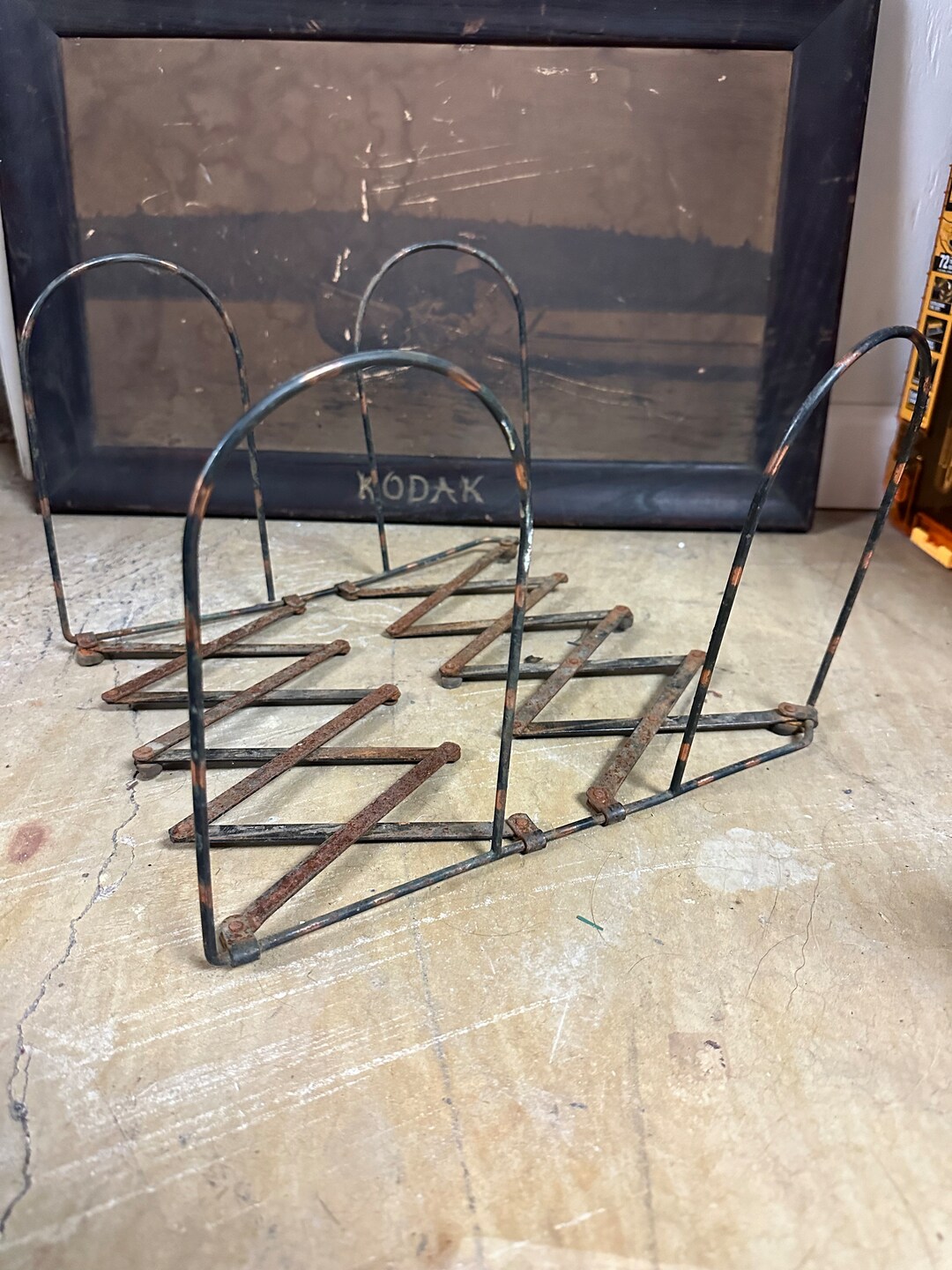 1920s Scissor Book Rack Japan Finished Study Office Ledger Flash ...