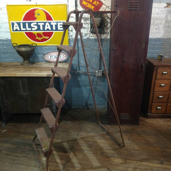 Metal Library Ladder - Etsy