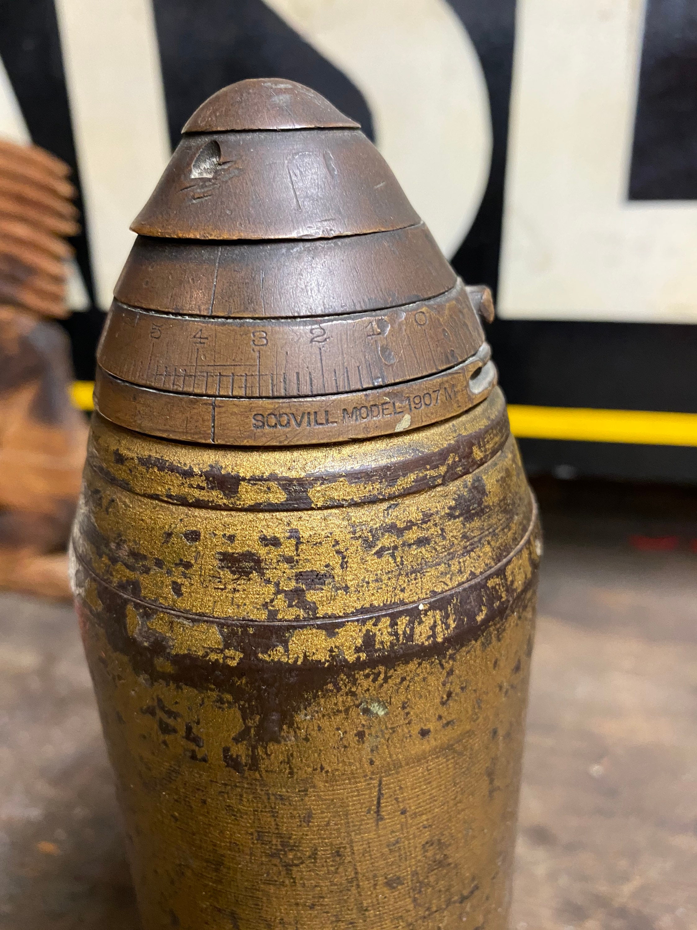 Scovill Model 1907 M WWI artillery Shell fuze timer Military Mortar ...