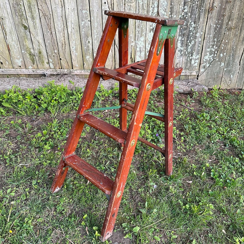 Primitive Ladder - Etsy