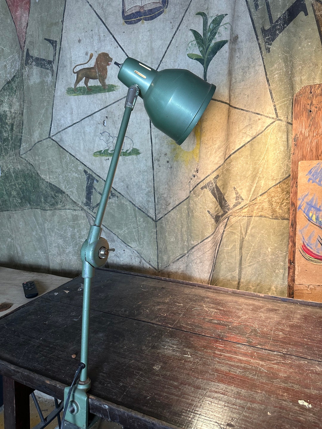 1960s Mid Century OC White Style Desk/work Bench Lamp Industrial Office ...