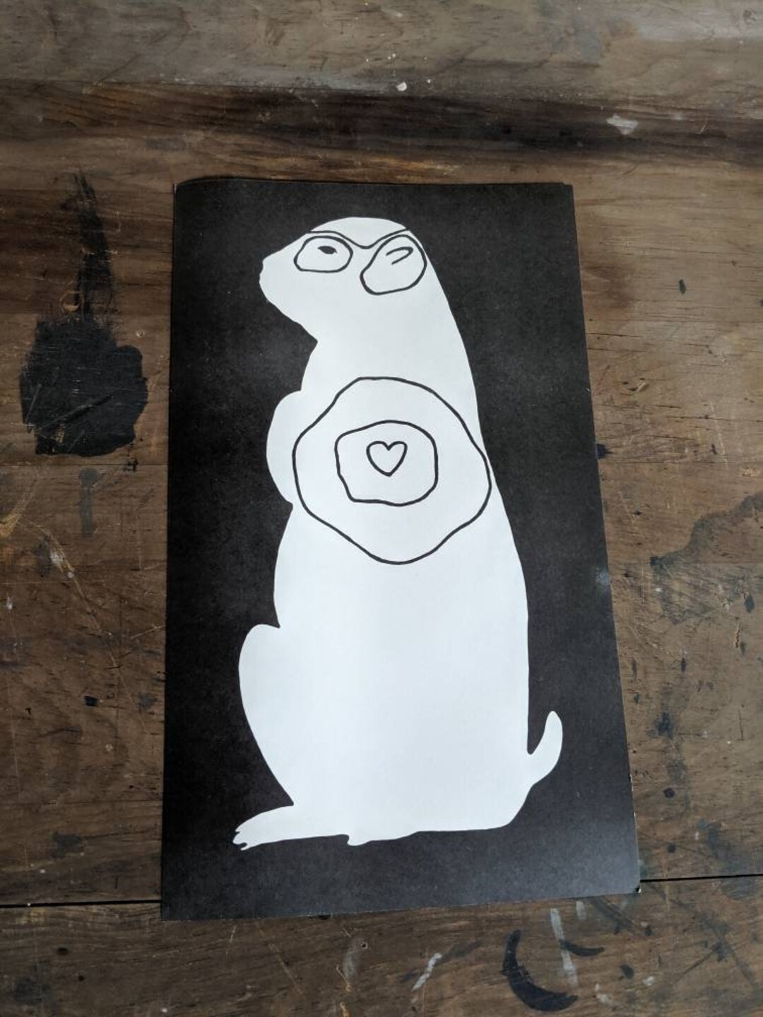 Groundhog Shooting Target Poster Art Wall Decor Hunting Wildlife Nature ...