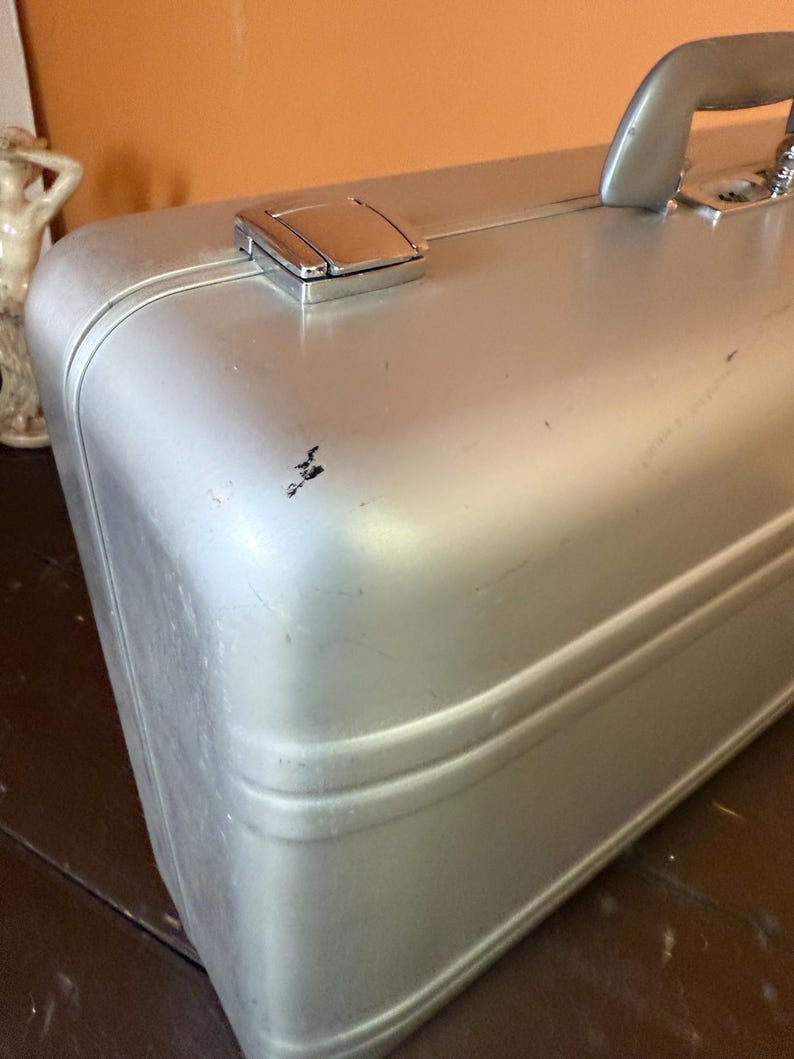 Vintage Zero Halliburton Aluminum Suitcase Mid Century Modern Case ...
