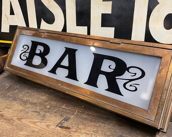1940s Bar Sign - Etsy