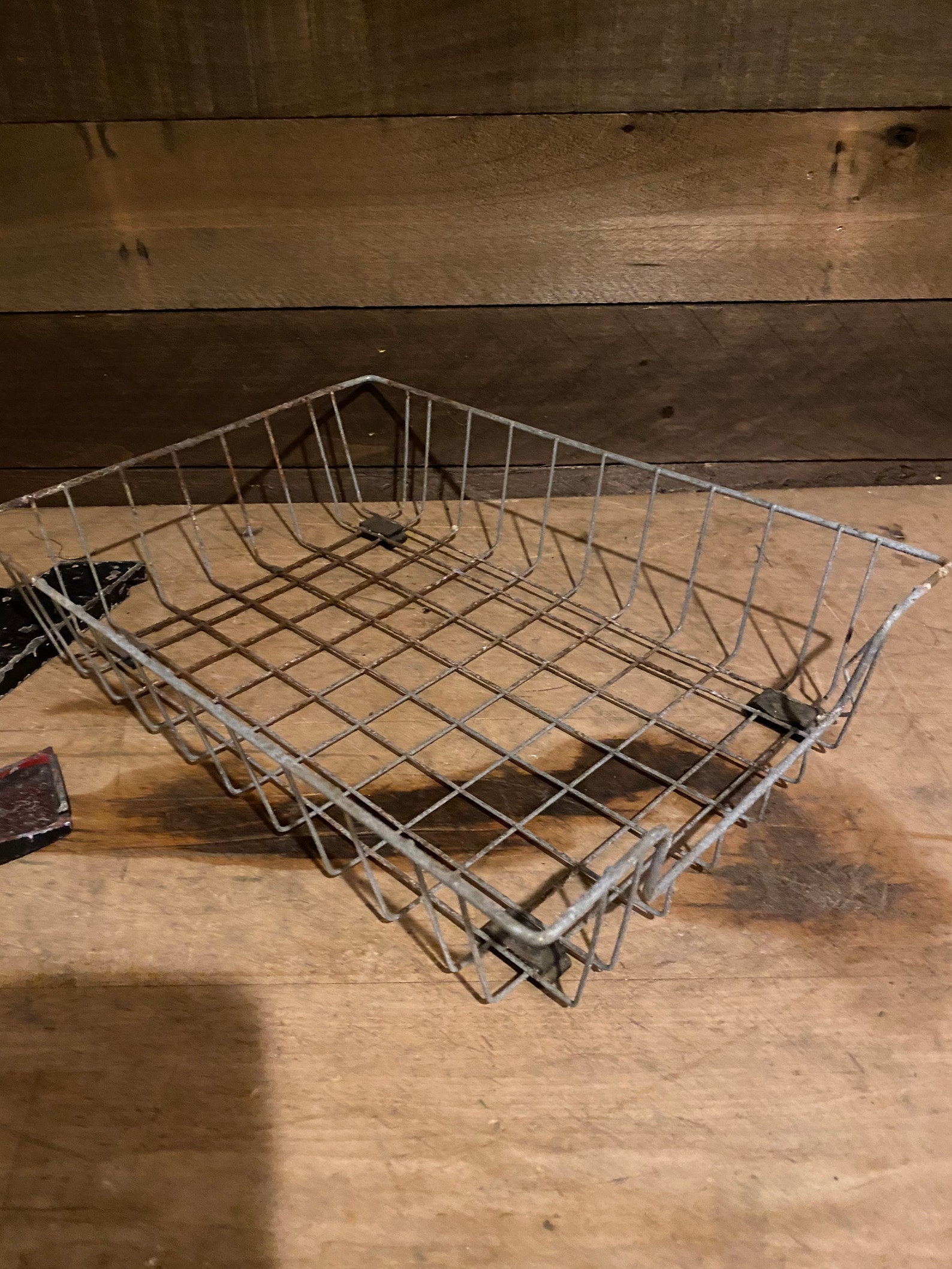 Vintage Antique Industrial Wire Mesh File Mail Collector - Etsy