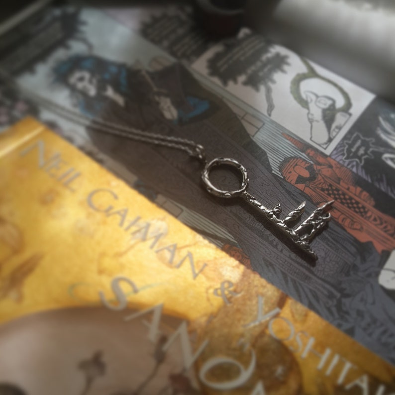 Key to Hell Silver Pendant Dark Fantasy Goth Jewelry Tribute - Etsy