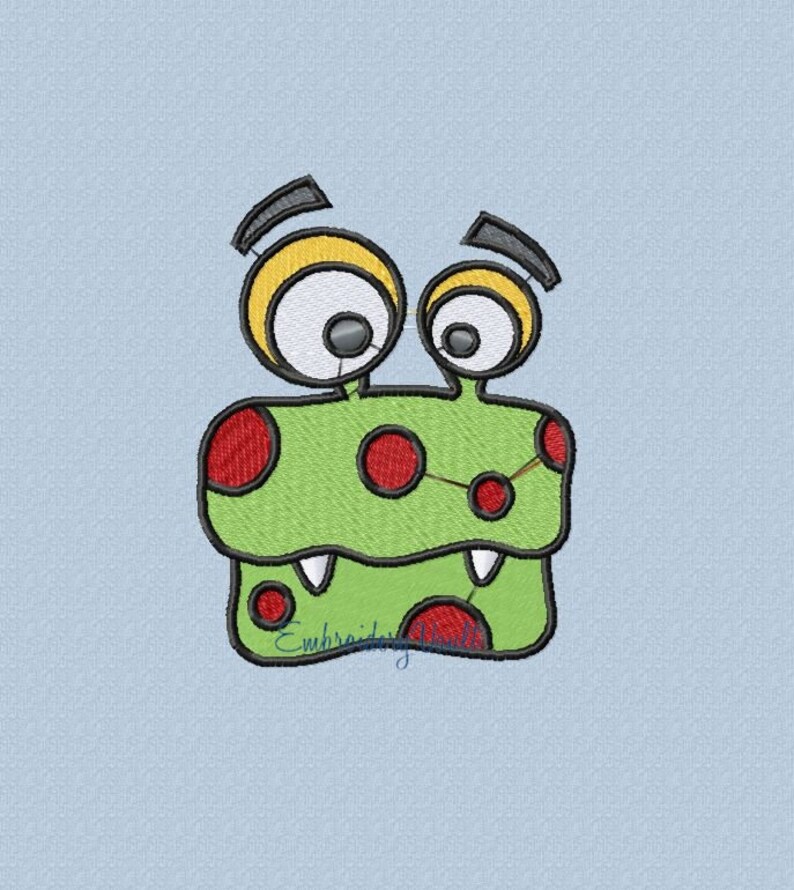 Space, Alien, Monster #8 Embroidery Design, Multiple Formats - Etsy