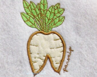 Root Vegetable Beet Embroidery Design Multiple Formats - Etsy