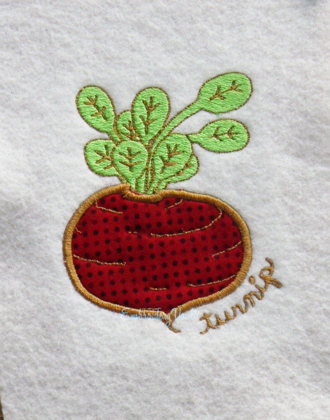 Root Vegetable, Turnip Patch Embroidery Design, Multiple Formats ...