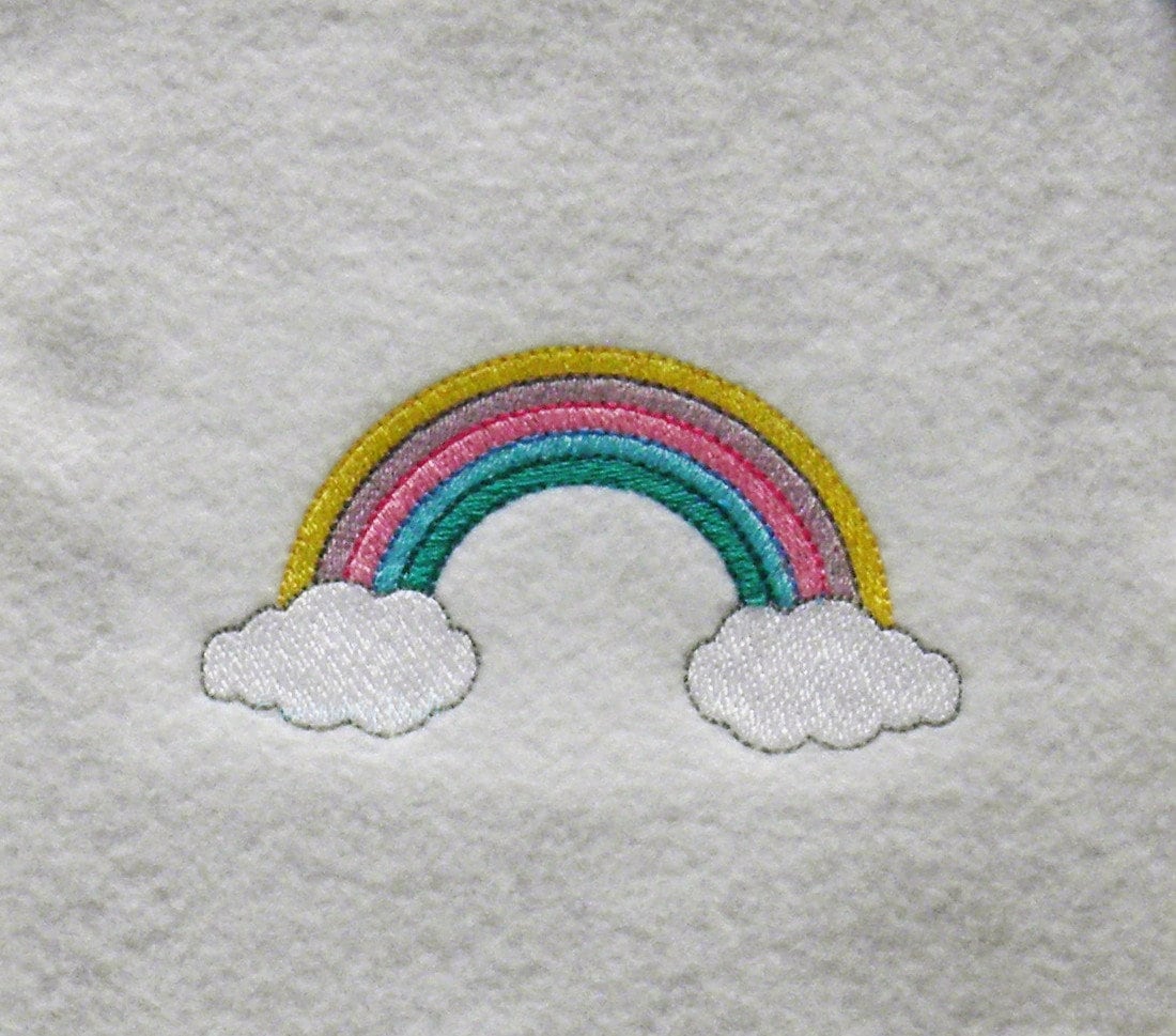 Rainbow Embroidery Design, Multiple Formats, Baby, Nursery. - Etsy