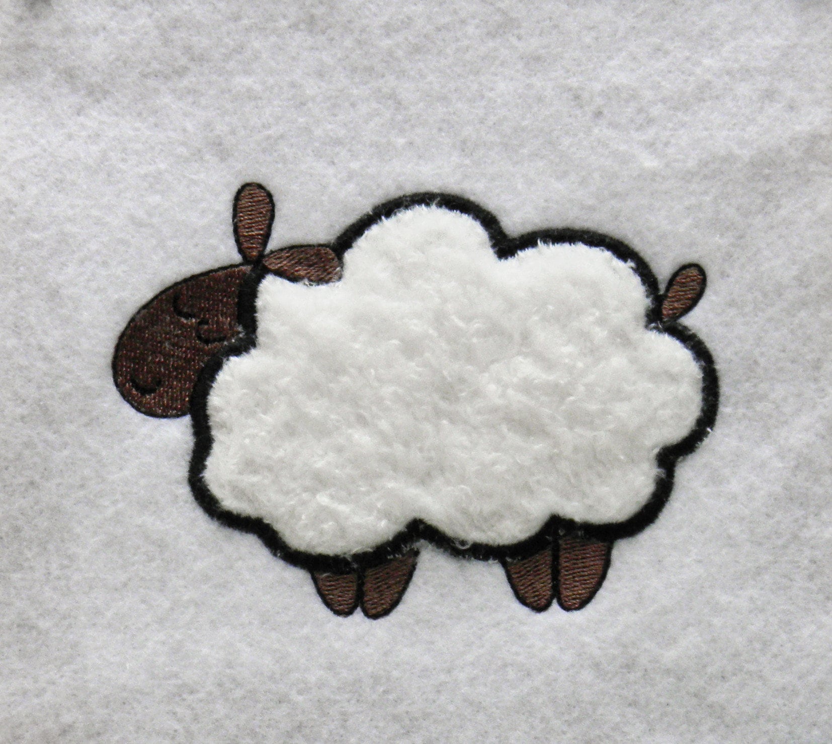 Sleepy Sheep Patch Embroidery Design Multiple Formats Baby - Etsy