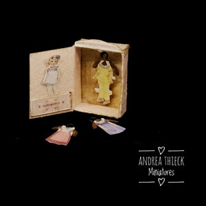 Miniature Paper Doll Wardrobe 1 or 2 OOAK - Etsy