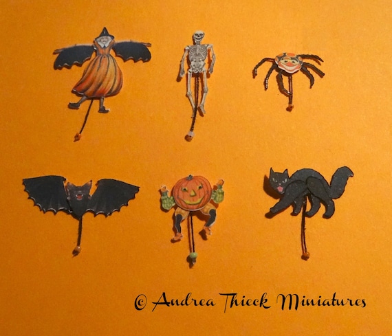 Halloween Miniature Jumping Jacks | Etsy