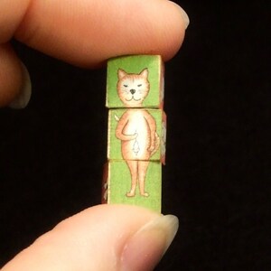 Miniature Funny Cubes Cubes Amusants With Farm Animals - Etsy