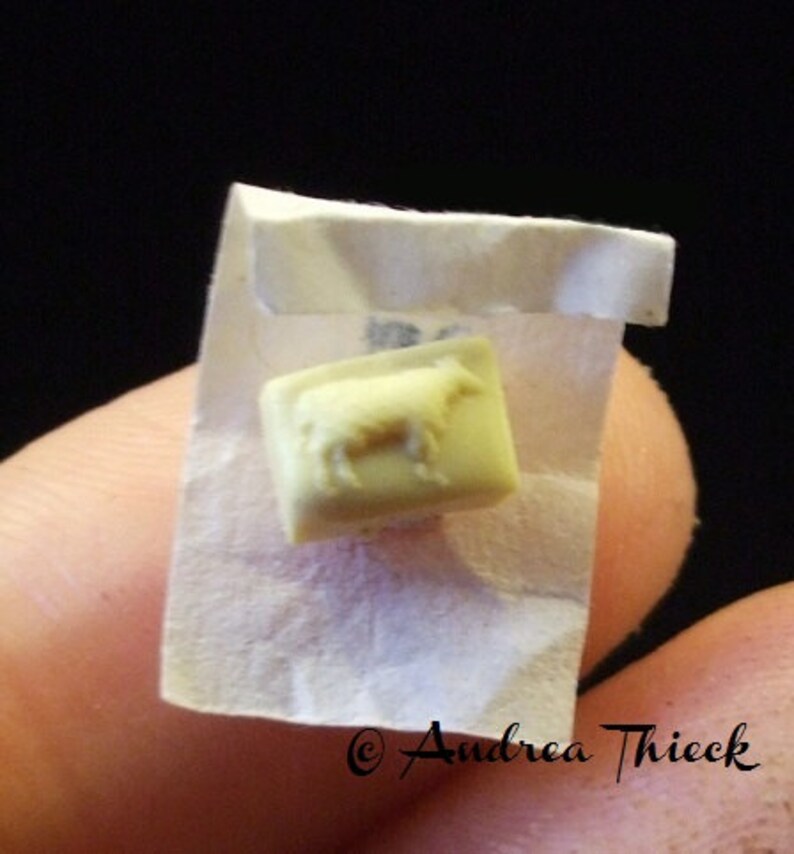 Miniature Butter With 3-D Cow Relief in Wrapping 1/12 - Etsy