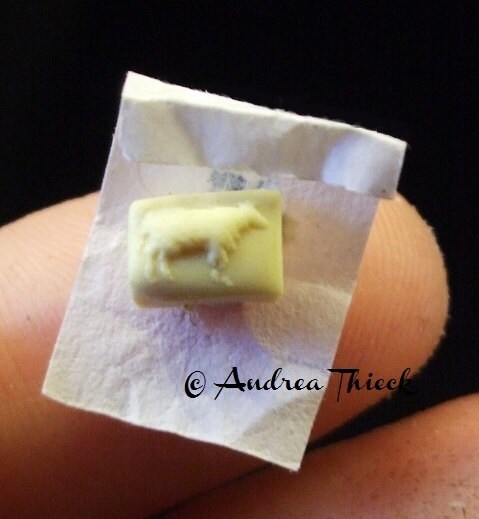 Miniature Butter With 3-D Cow Relief in Wrapping 1/12 - Etsy