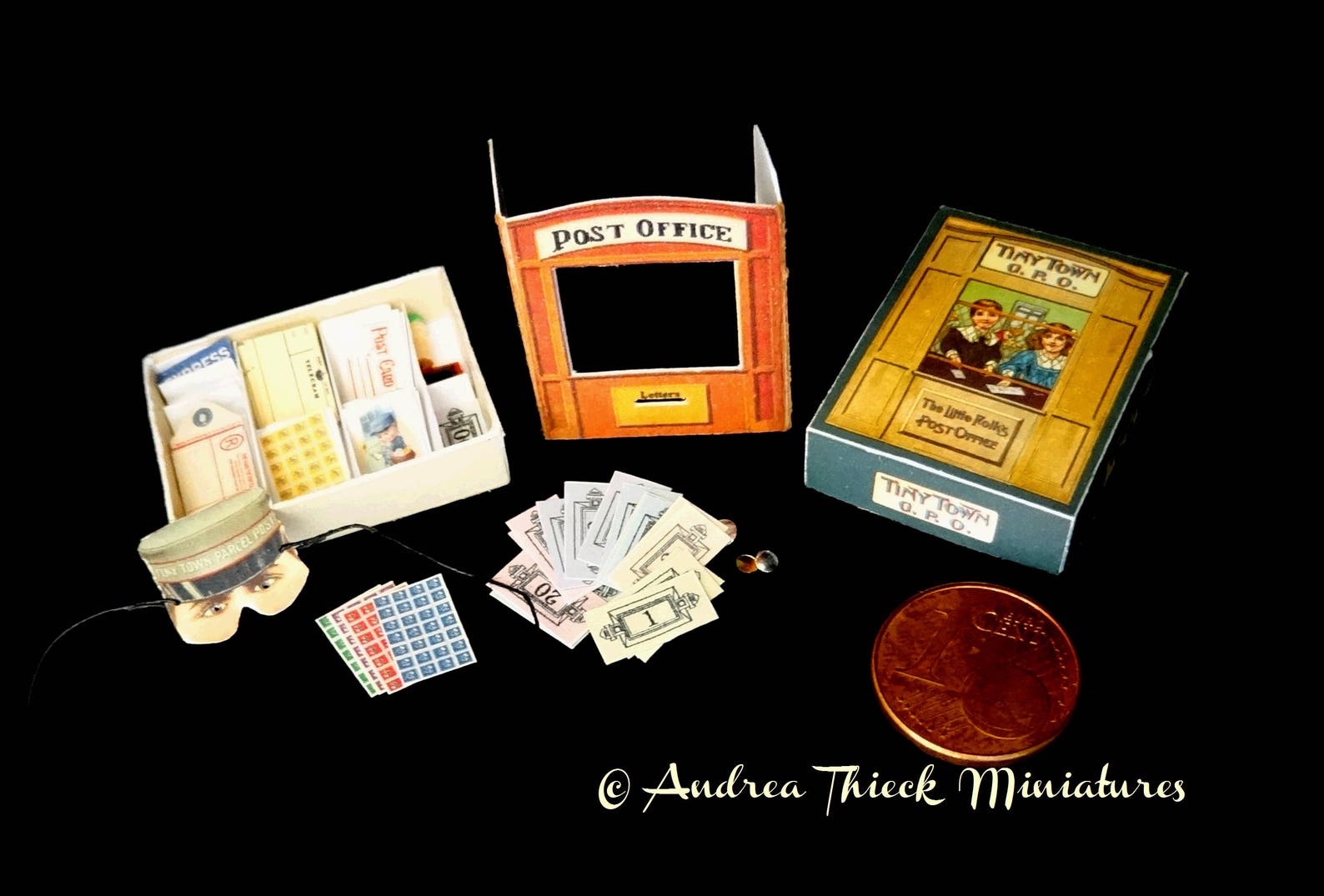 Vintage Miniature Post Office Game 1 Artisan Handmade - Etsy
