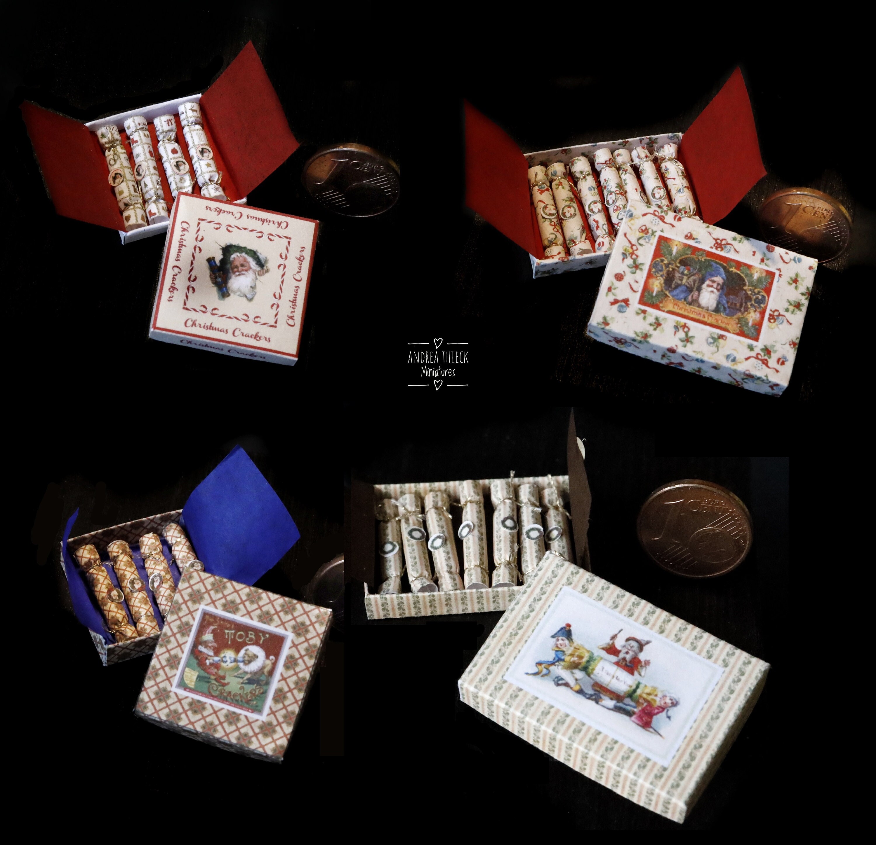 Christmas Cracker Boxes - 1/12 Scale - Etsy