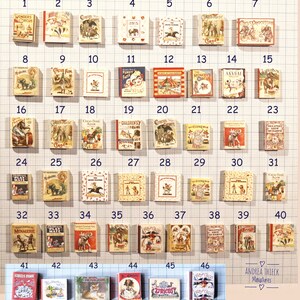 Vintage Miniature Circus Books - 1/12 - Etsy