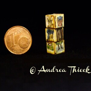 Miniature Funny Cubes, Cubes Amusants With Dressed Animals - Etsy