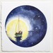 Canoe Constellation. Stars. Night Scene. Moon Scene. Whimsical - Etsy