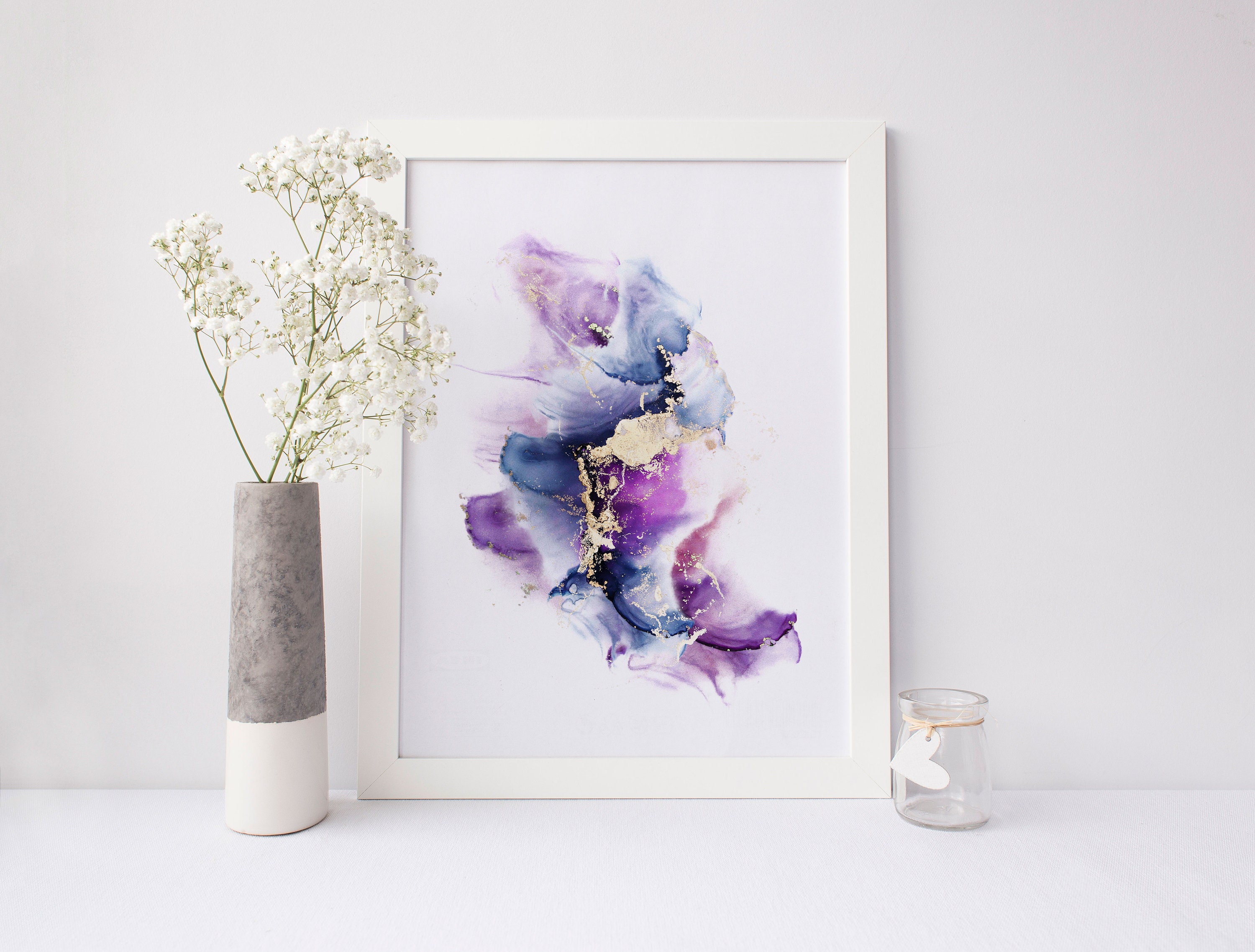 Alcohol Ink Art Fluid Art Abstract Art Modern Art Wall | Etsy