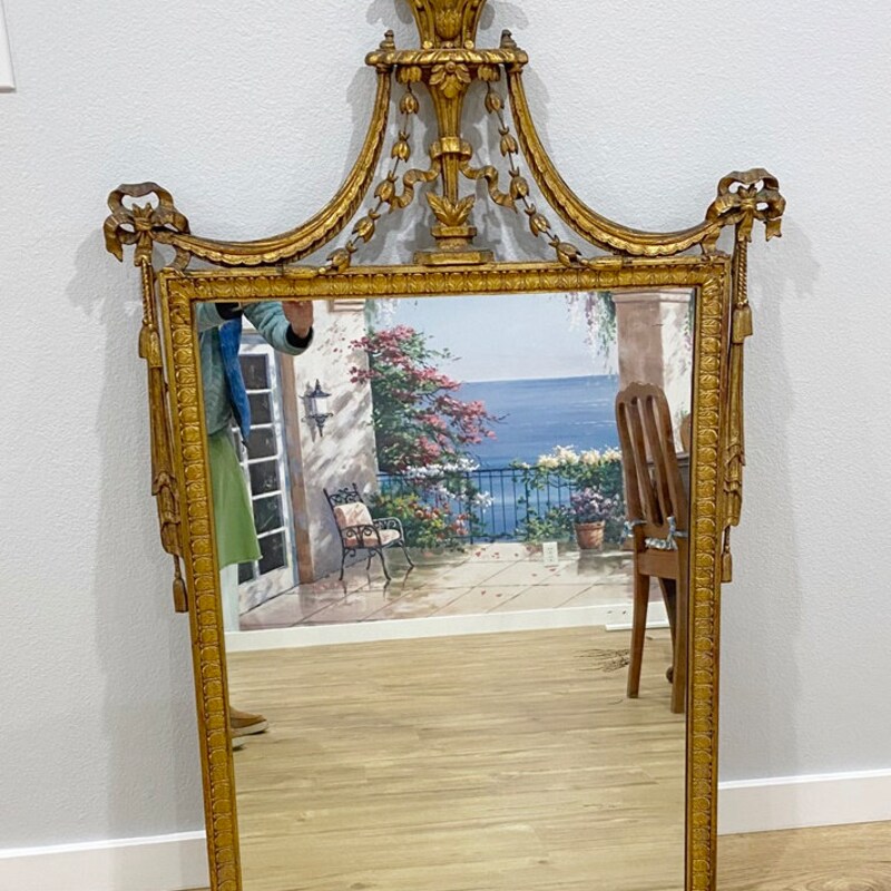 Antique Wood Mirror - Etsy
