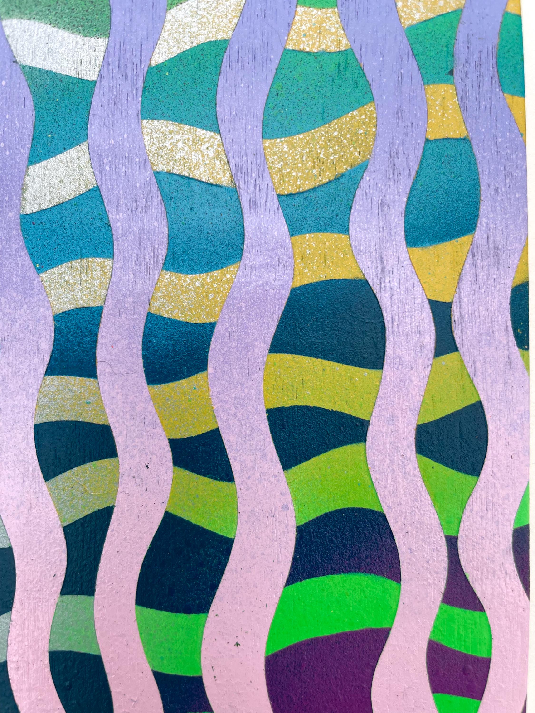 Wavy Weave Ombré Fade Wall Art - Etsy