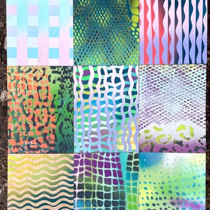 Wavy Weave Ombré Fade Wall Art - Etsy
