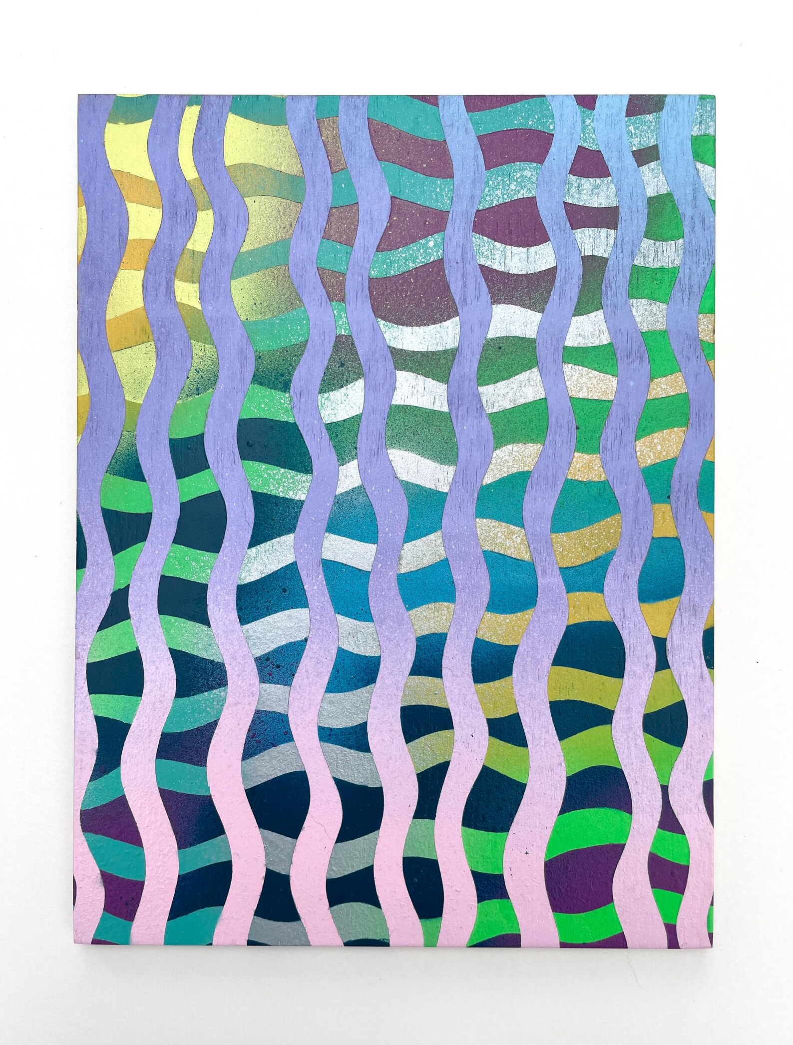 Wavy Weave Ombré Fade Wall Art - Etsy