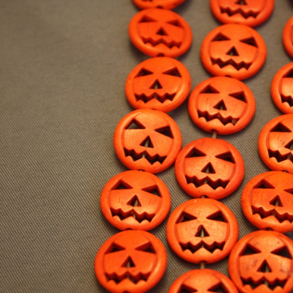 Jack O Lantern Bead Etsy